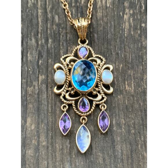 Nicky Butler | Jewelry | Nicky Butler Multi Stone Bronze Necklace ...
